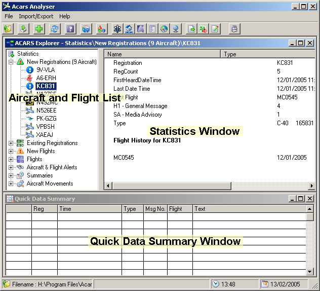 Acars Analyser Explorer